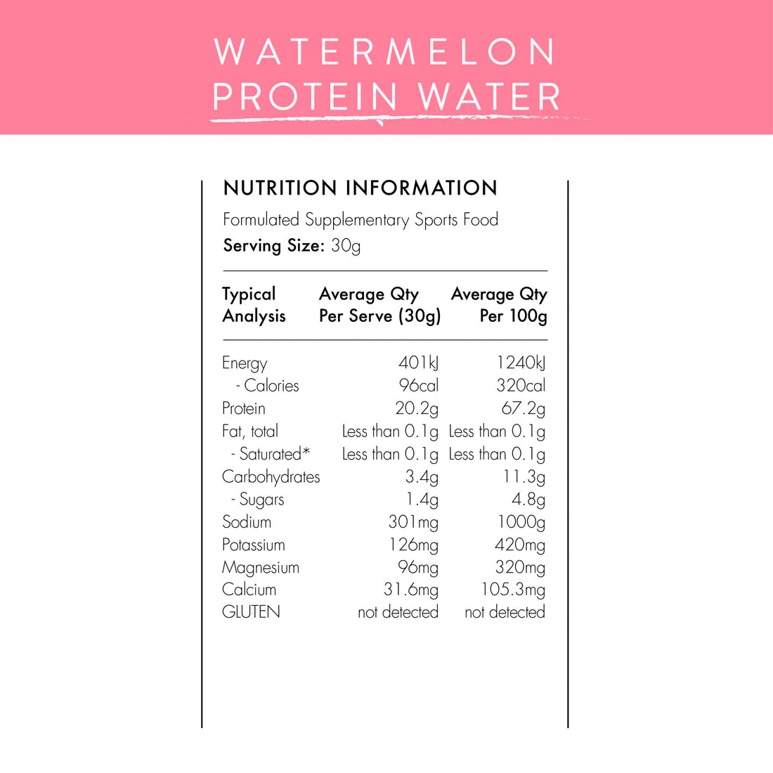 At Health Watermelon Protein Water - 450g - Health & Eco