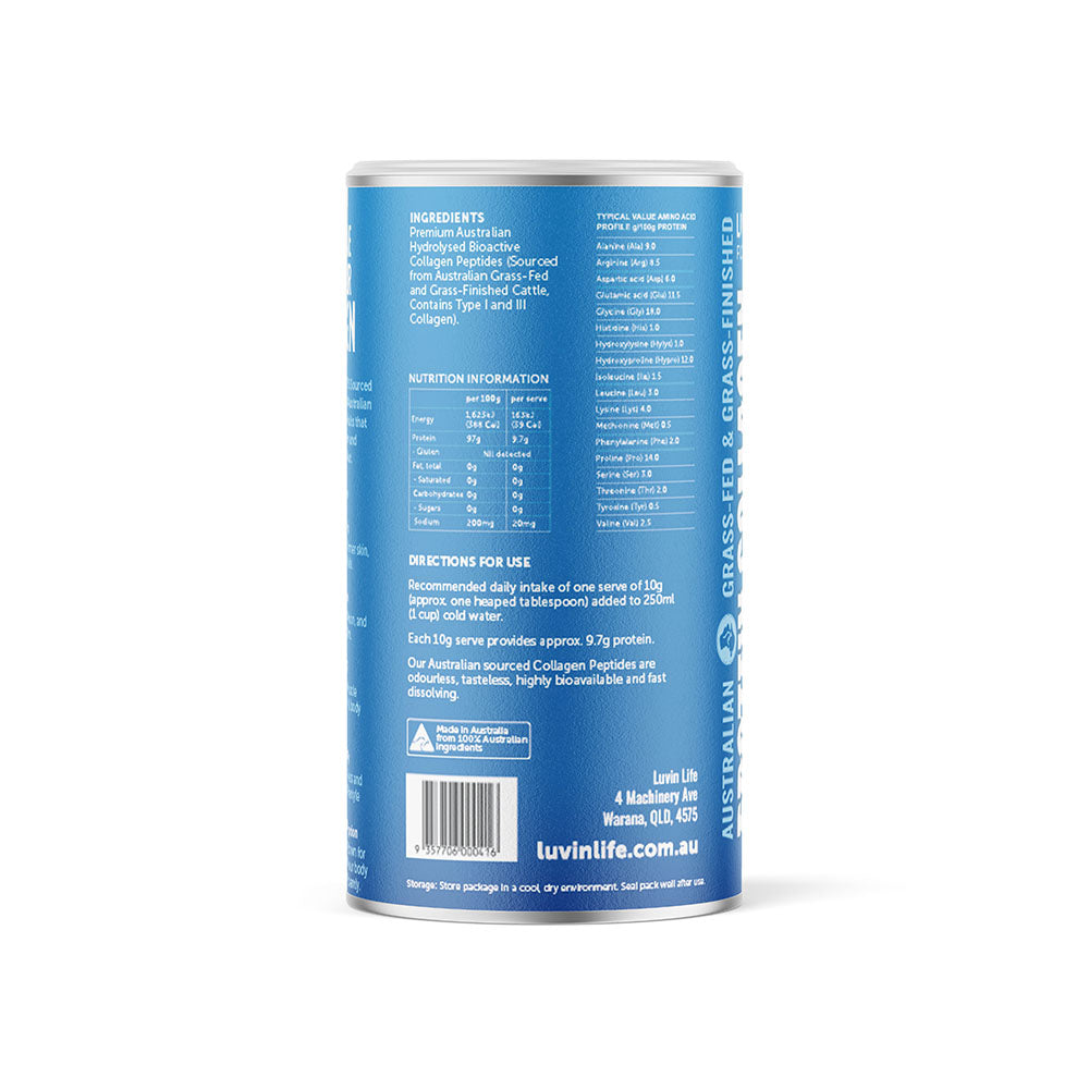 Luvin Life Bioactive Australain Collagen Peptides Powder - 400g ...