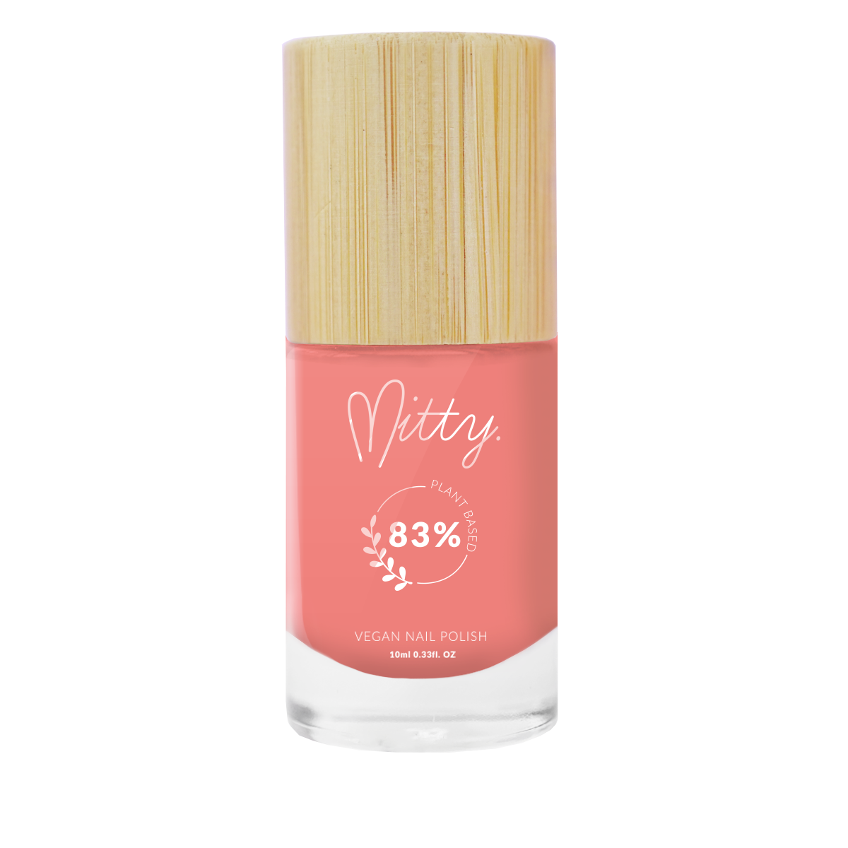 Mitty Nails 83% Plant Based Vegan Polish - Hot Girl Summer - Health & Eco